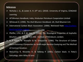 60/70 Bitumen Properties with Carbon Black Additives | PPT