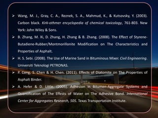 60/70 Bitumen Properties with Carbon Black Additives | PPT