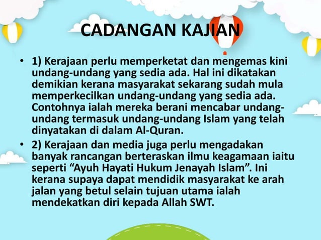 Perbandingan Antara Hukuman Diyat dengan Ta'zir dalam Hukuman Jenayah Islam | PPT