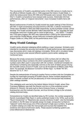 Antonio Vivaldi | DOC | Classical Music | Music