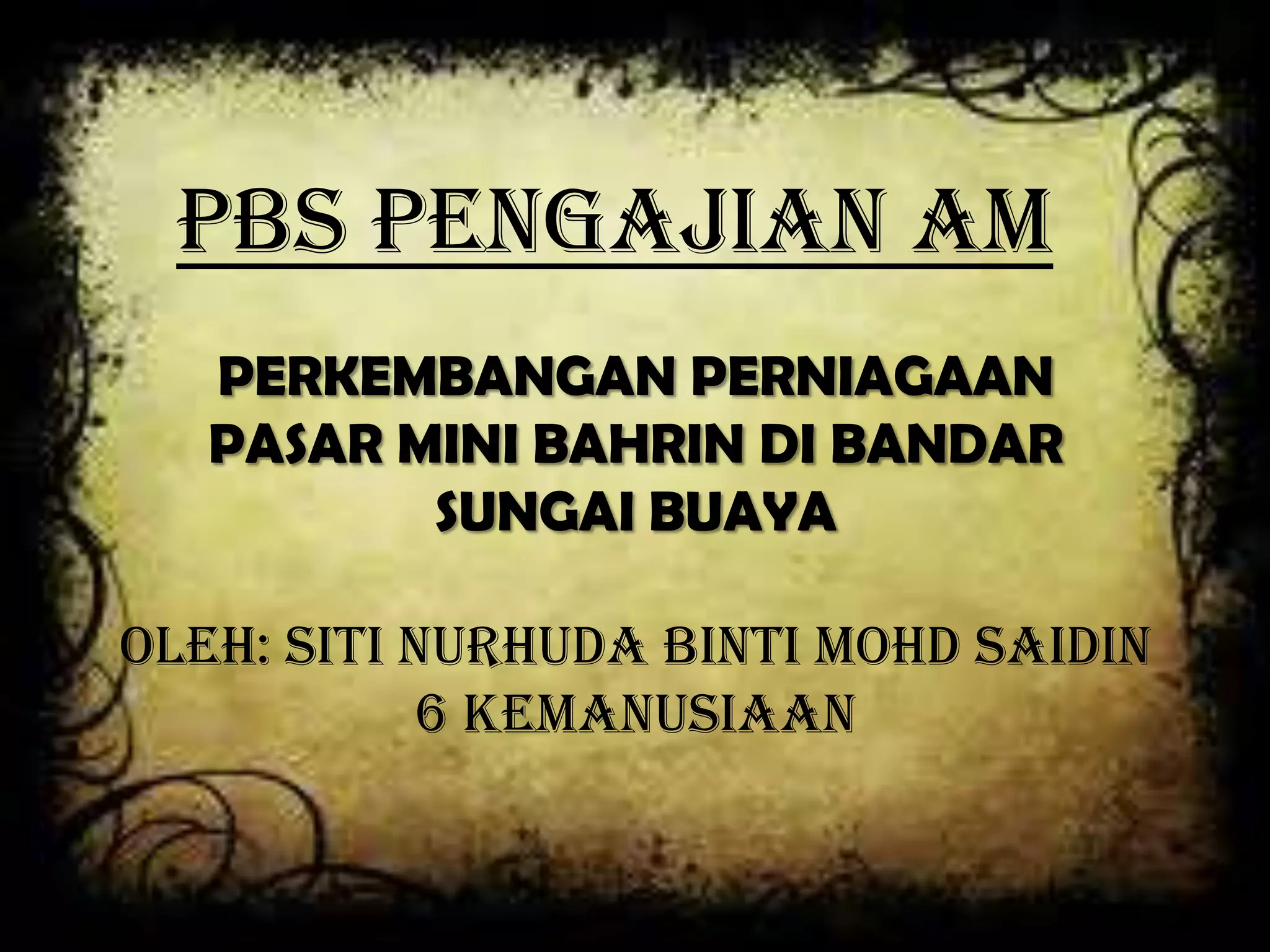 Sample Slide Viva PBS Pengajian Am | PPT