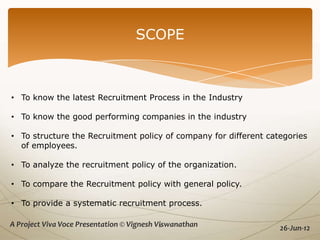 Recruitment Project | PPT