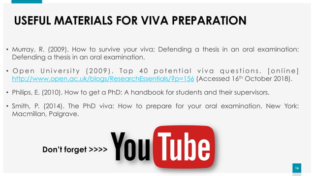 Tips for PhD viva preparation | PDF | Postgraduate Education | College ...
