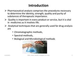 Analytical Method Development and validation of UV-Visible spectroscopy | PPTX