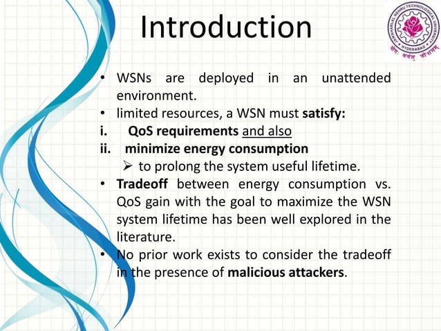 Redundancy Management in Heterogeneous Wireless Sensor Networks | PPT