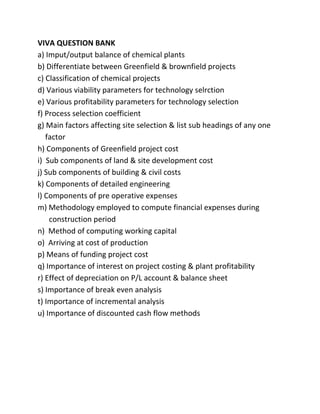 Viva question bank | DOCX