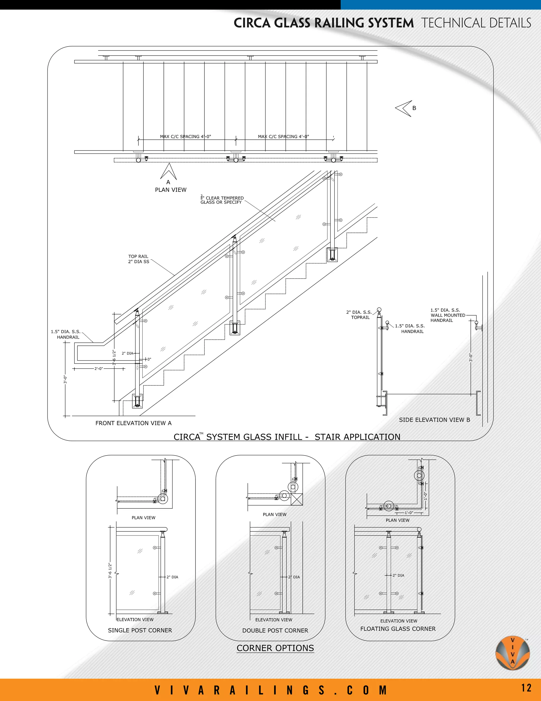 Exterior Railing, Balcony Railing, Deck Railing - Vivarailings.com