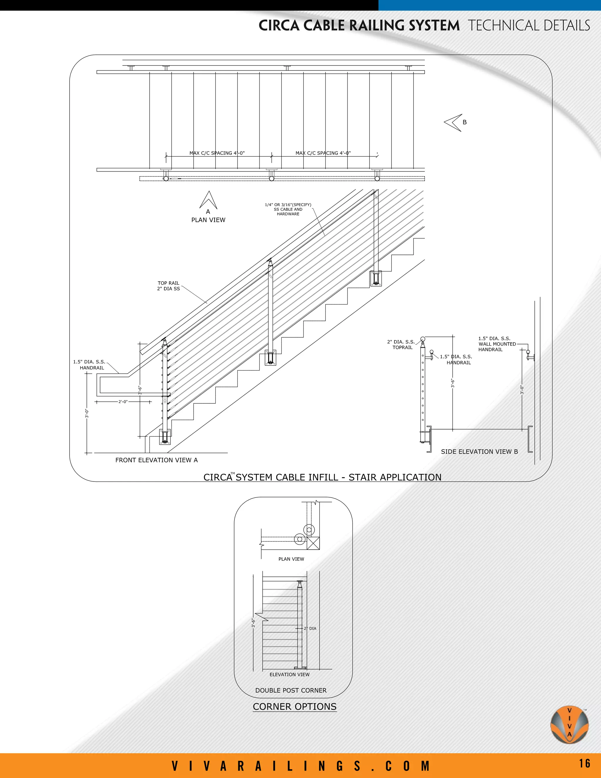 Exterior Railing, Balcony Railing, Deck Railing - Vivarailings.com