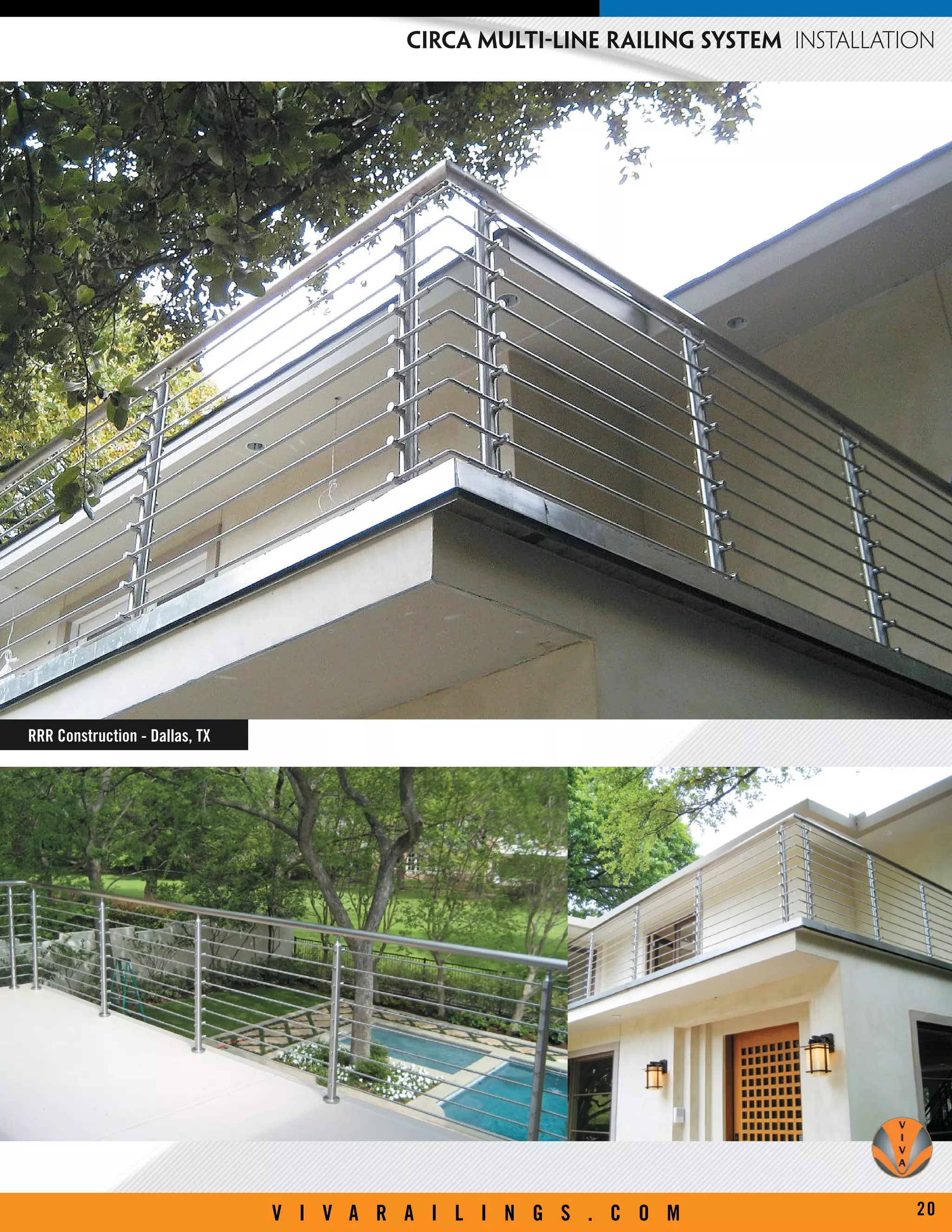 Exterior Railing, Balcony Railing, Deck Railing - Vivarailings.com