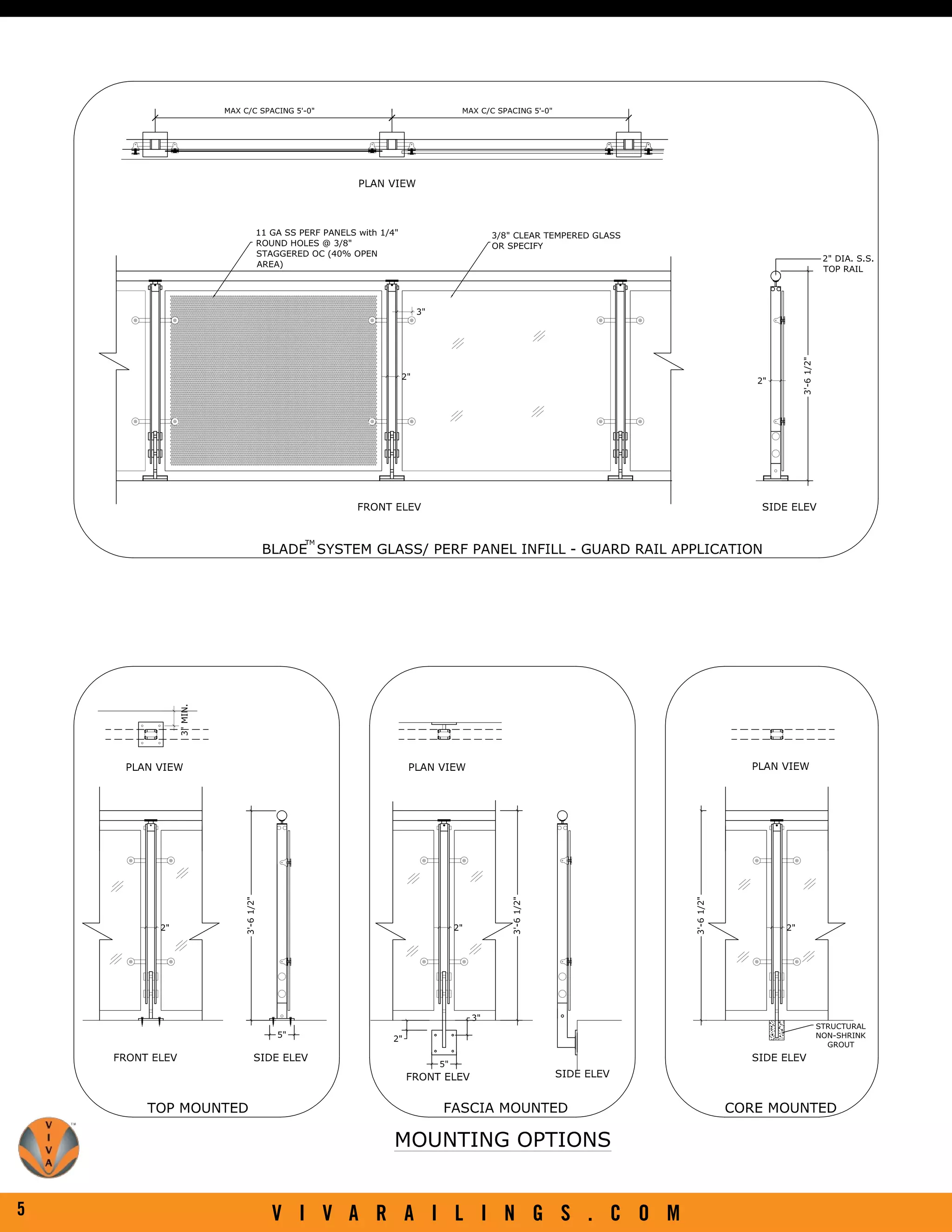 Exterior Railing, Balcony Railing, Deck Railing - Vivarailings.com