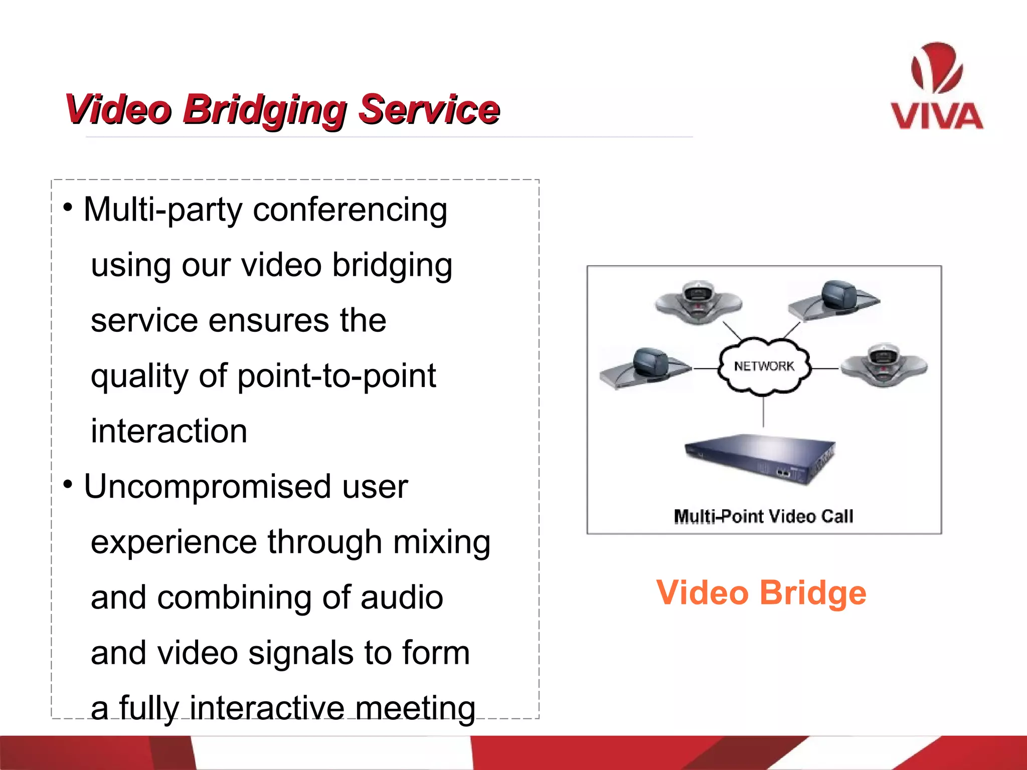 Viva video conference bridging solution | PPT