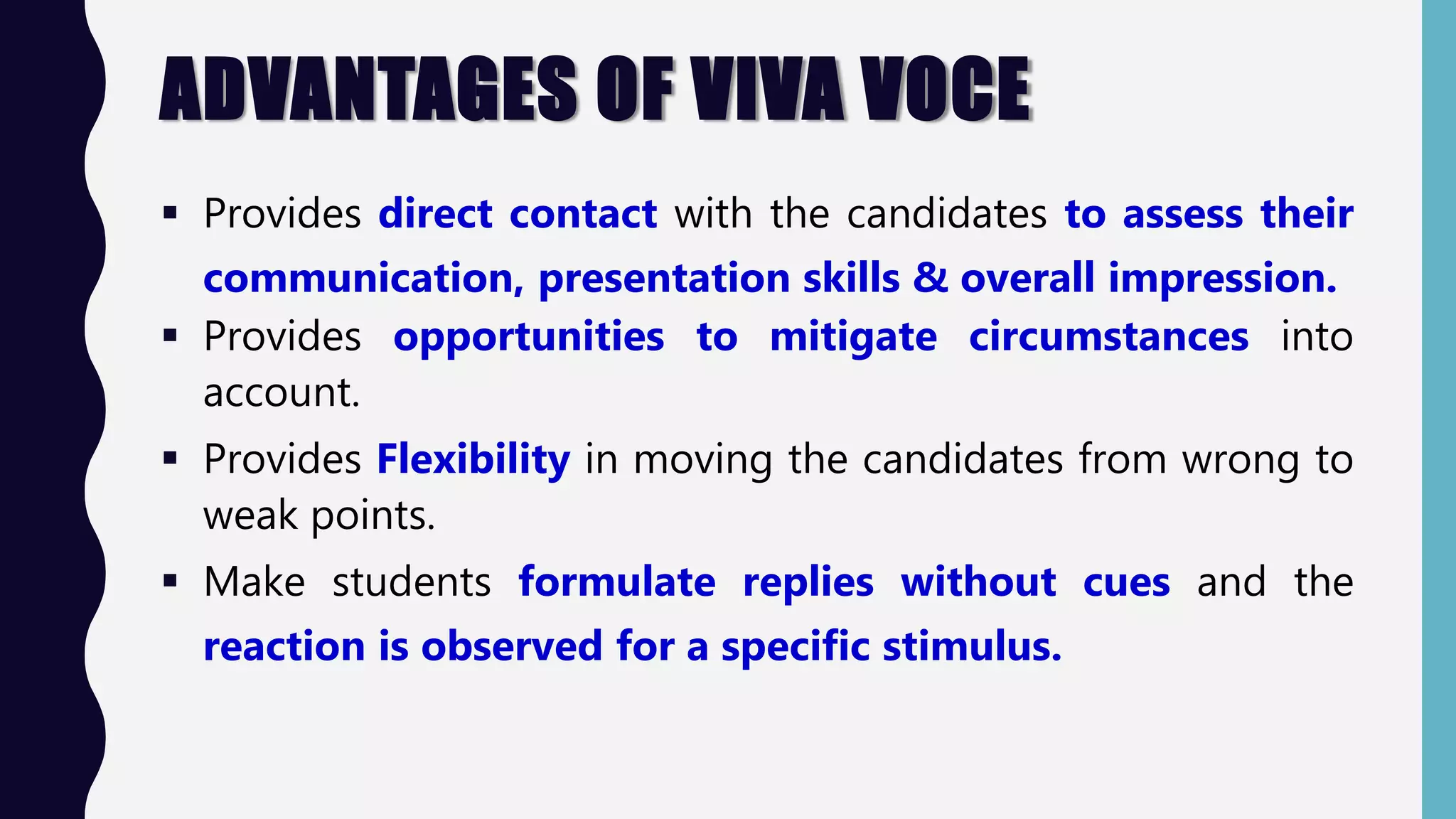 Viva voce | PPTX