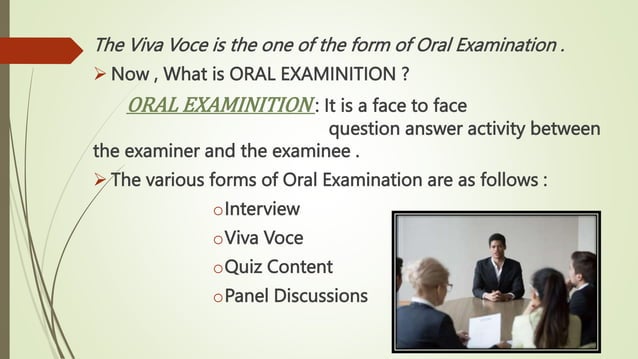 viva voce.pptx.......................... | PPTX | Standardized Testing ...