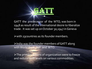 India And GATT | PPT