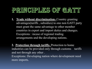 India And GATT | PPT