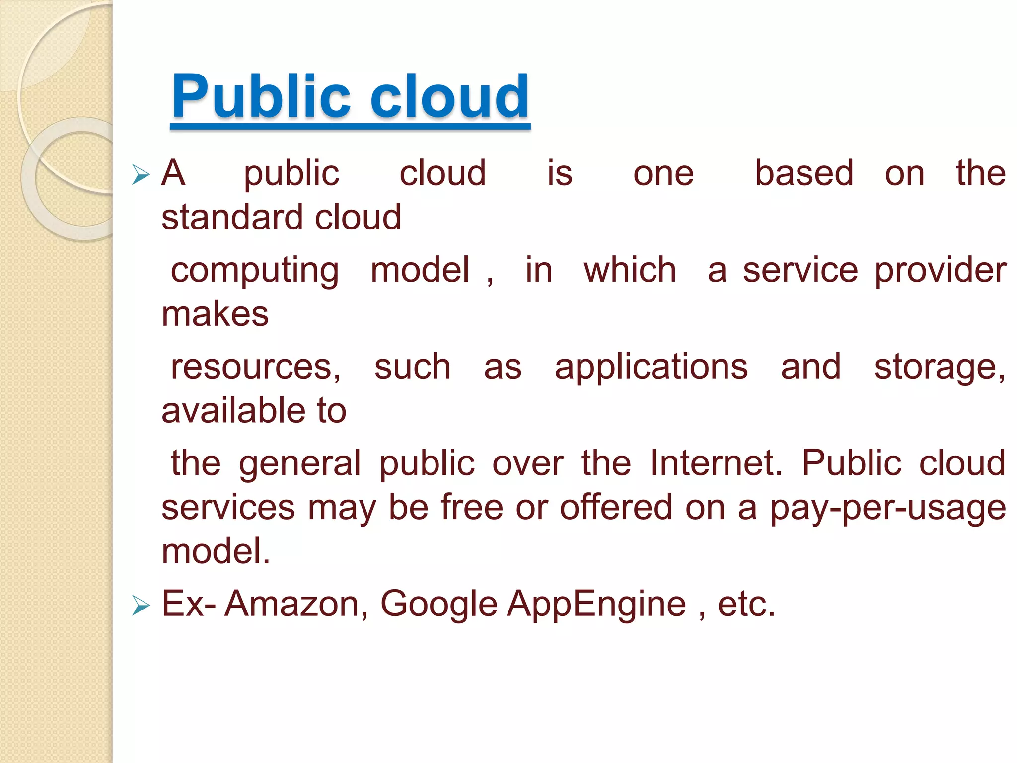 Cloud computing | PPTX