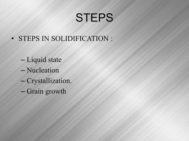 Solidification and Microstructure Of Cast Dental Alloys | PPTX | Chemistry | Science