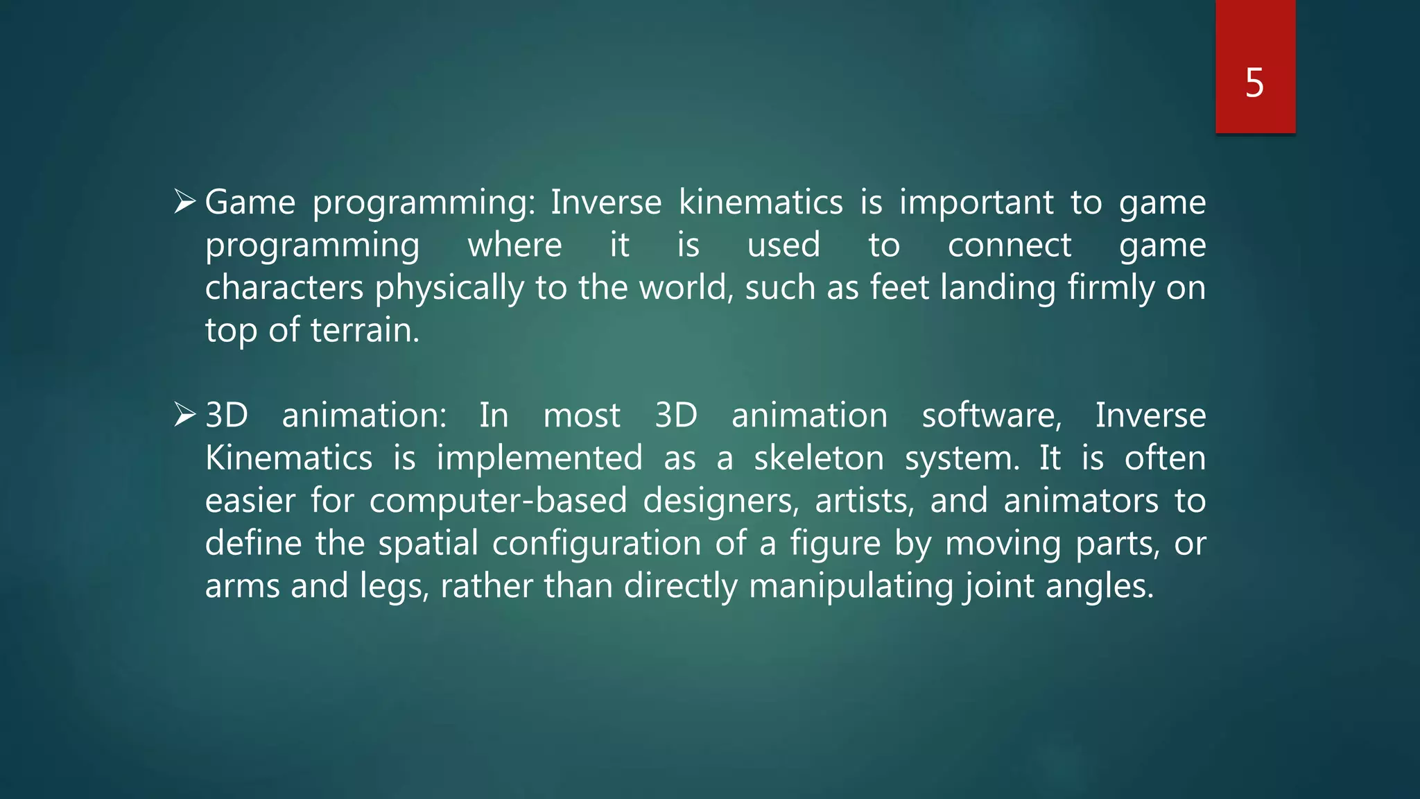 inverse kinenatics problem | PPTX