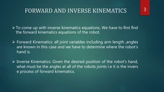 inverse kinenatics problem | PPTX