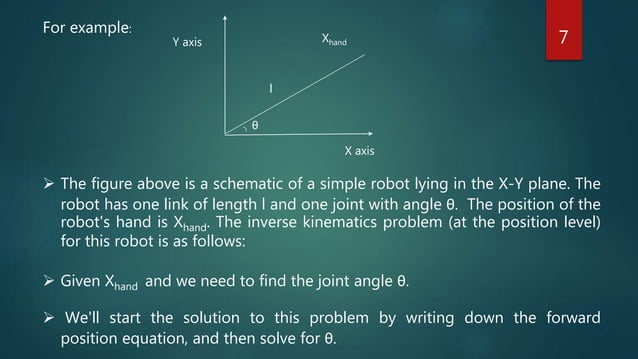 inverse kinenatics problem | PPTX | Physics | Science