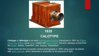 History Of Camera Revolution | PPTX