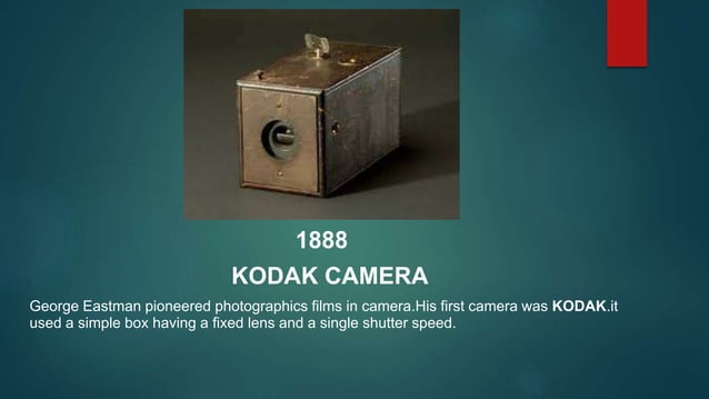 History Of Camera Revolution | PPTX | Cameras and Camcorders | Consumer ...