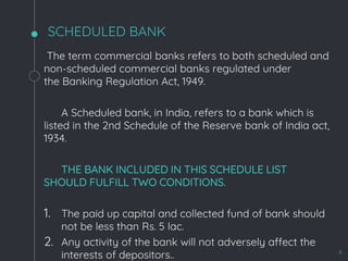 Commercial Banking | PPTX | Business Banking & Finance | Business