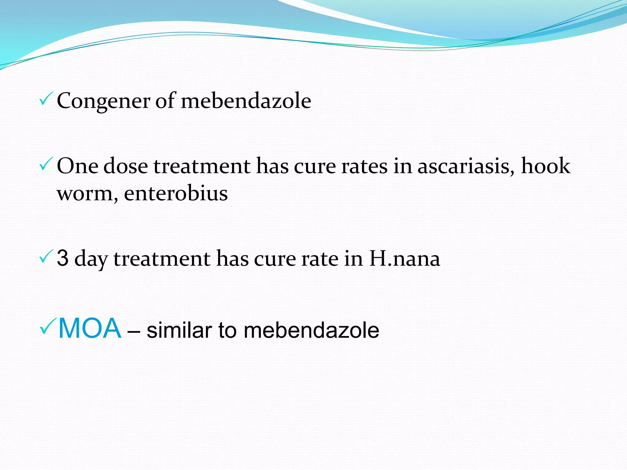 ANTI-HELMINTHIC DRUGS | PPTX