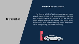 Electric Vehicle ppt | PPTX