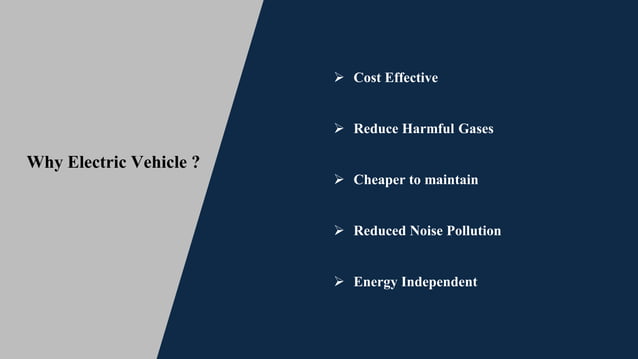 Electric Vehicle ppt | PPTX