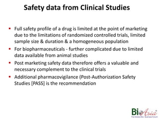 Importance of Pharmacovigilance for a Biotechnology company | PPT