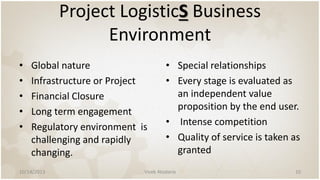 PowerLogistics Asia 2013- "Business Environment and Project Logistics ...