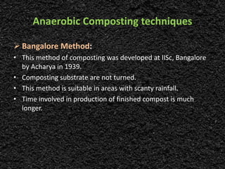 Anaerobic composting | PPTX