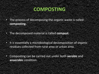 Aerobic Composting Process