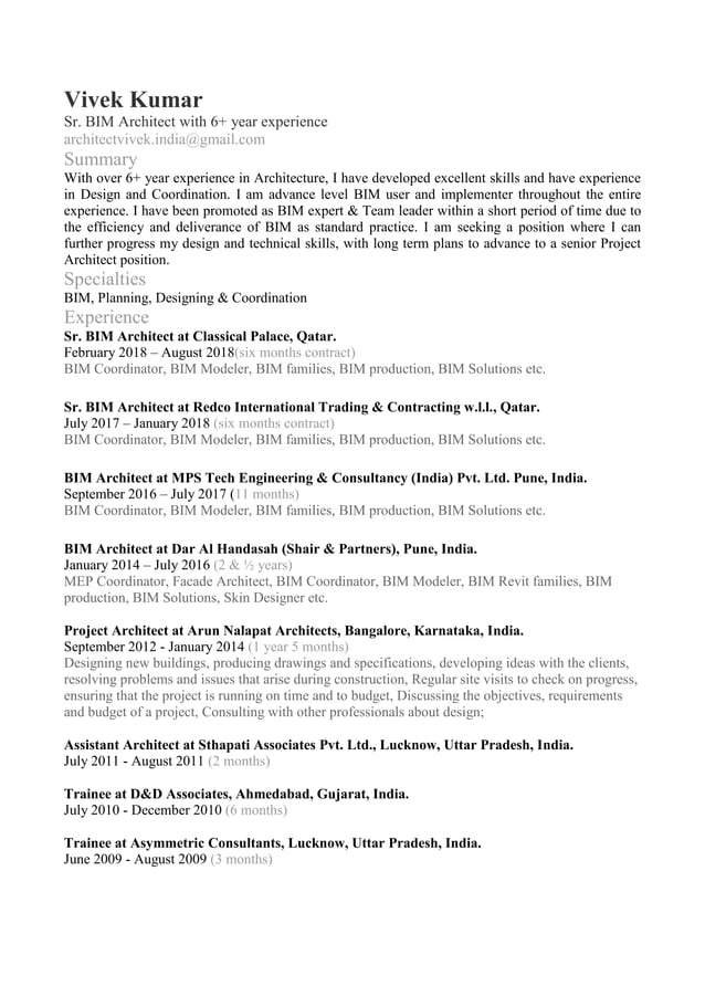 Vivek kumar project / bim architect | PDF