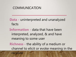 Communication | PPT