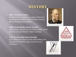 Presentation on nokia overall started | PPTX