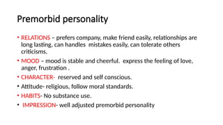 VIVEK OCD CASE presentation by BRD MEDICAL COLLEGE ON OCD PATIENT | PPT