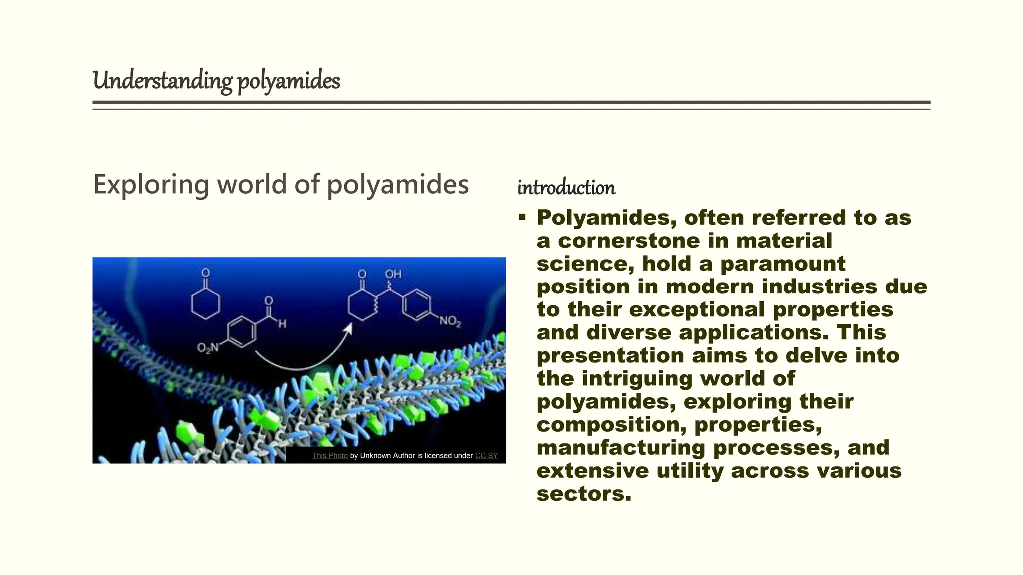 PPT on polymides for students | PPTX