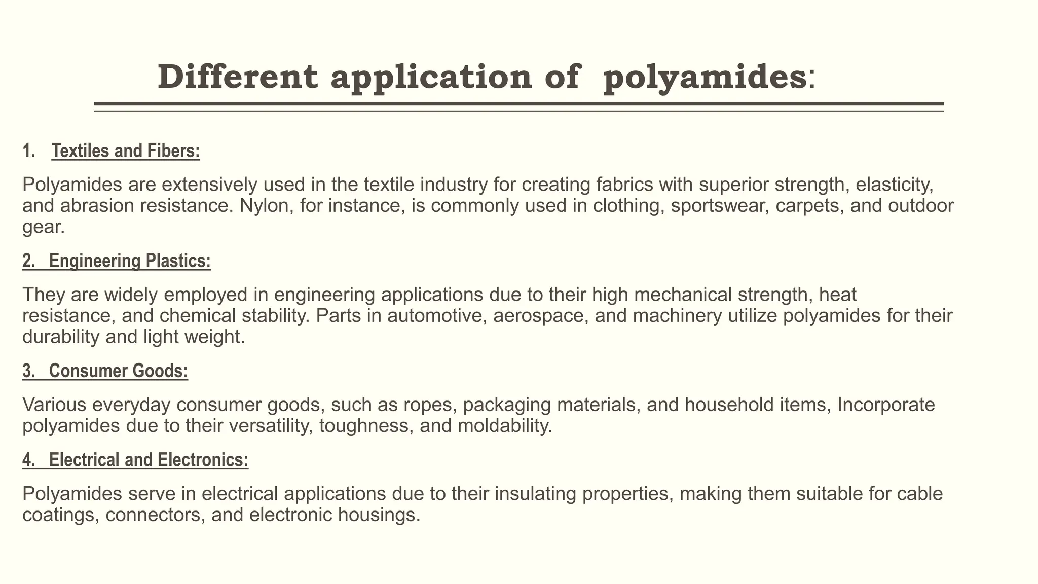 PPT on polymides for students | PPTX