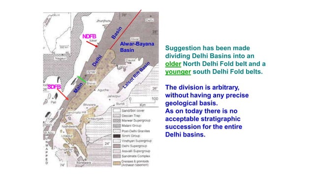 Delhi supergroup | PPTX | Geology | Science