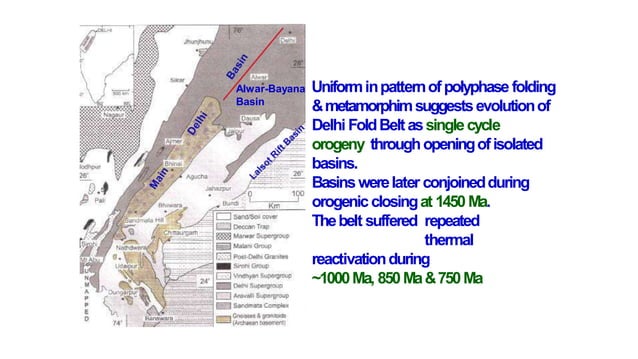 Delhi supergroup | PPTX | Geology | Science