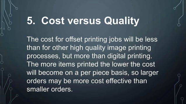 offset printing | PPTX