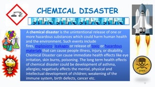 Man Made Disasters | PPTX