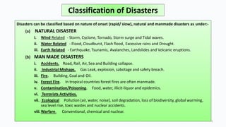 Man Made Disasters | PPTX