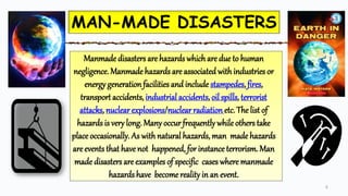 Man Made Disasters | PPTX