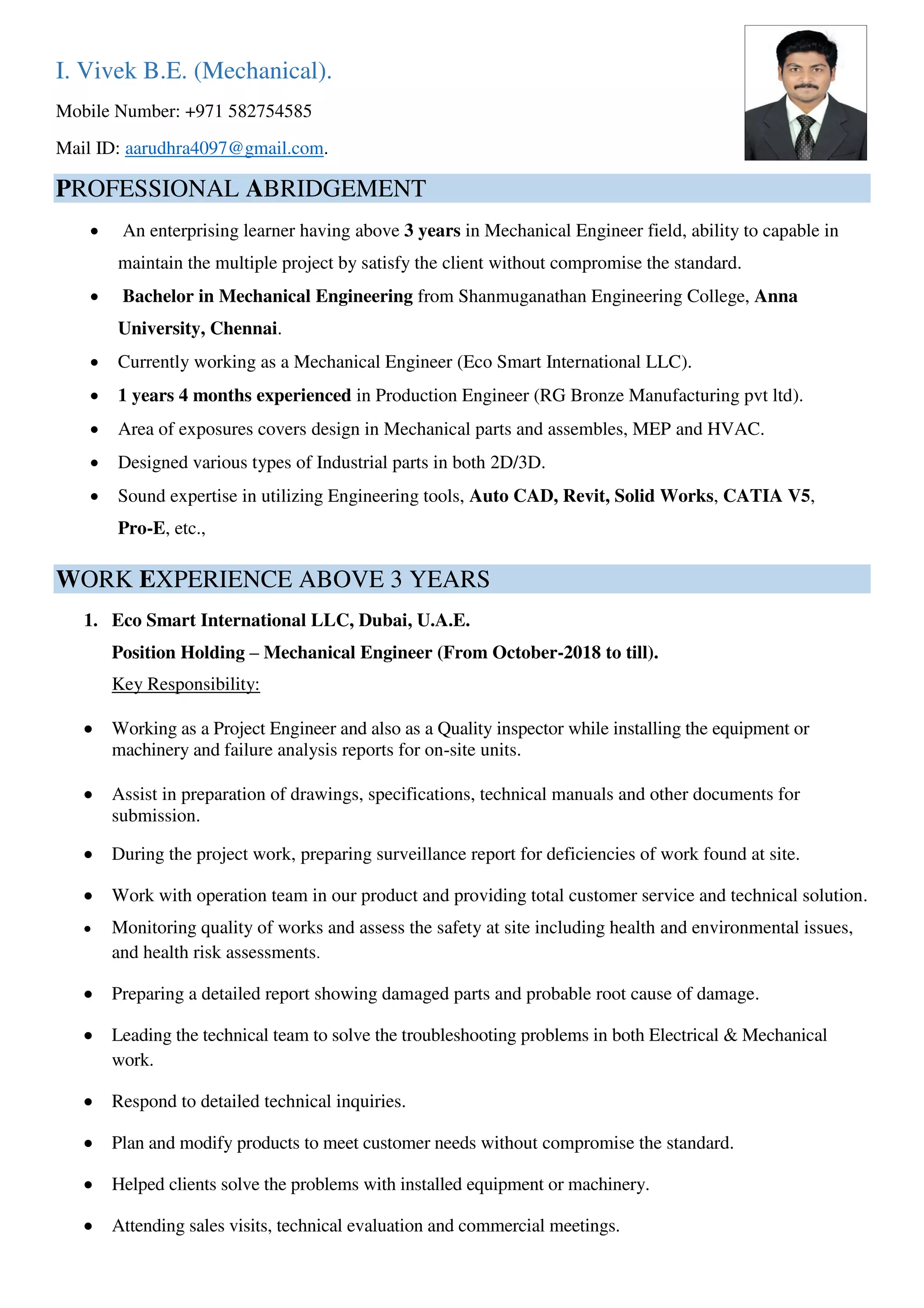 Vivek resume | PDF
