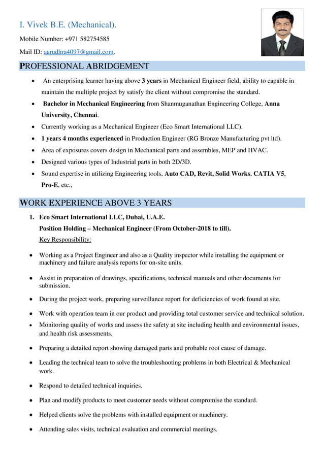 Vivek resume | PDF