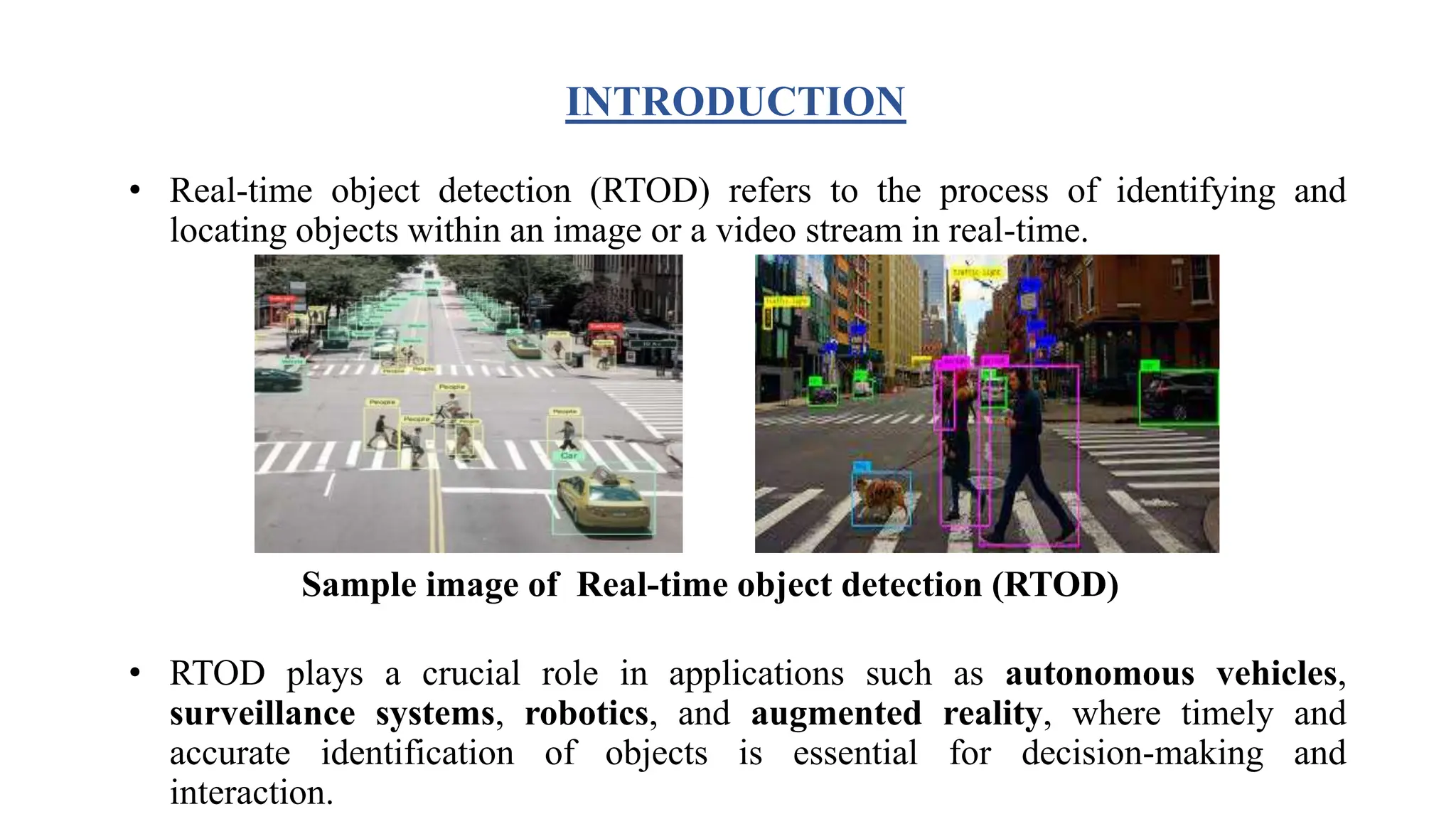 Real Time Object Detection Techniques For Das Ppt