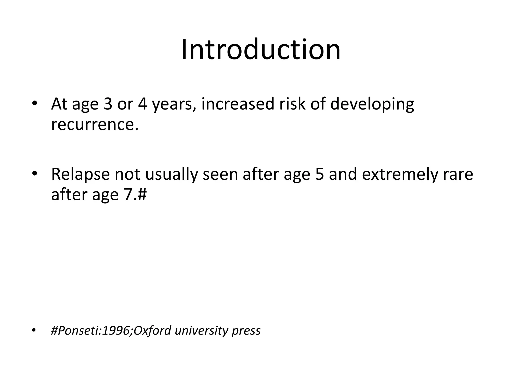 Recurrent clubfoot CTEV | PPTX
